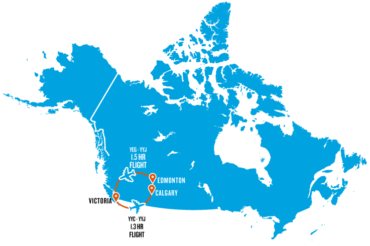 Victoria British Columbia Tourist Map